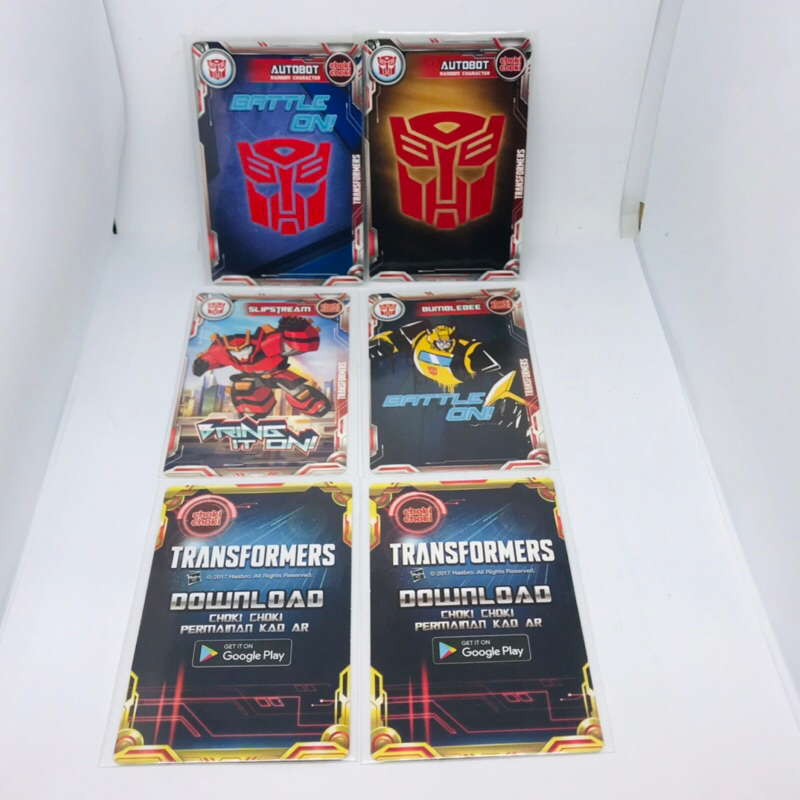 Transformers AR Cards Choki Choki | Shopee Malaysia