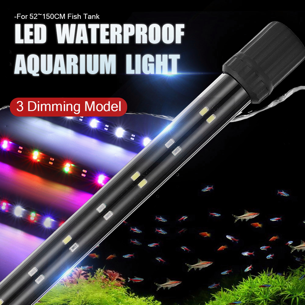 52-112CM LED Aquarium Light Waterproof Aquatic Plant Light Aquatic ...