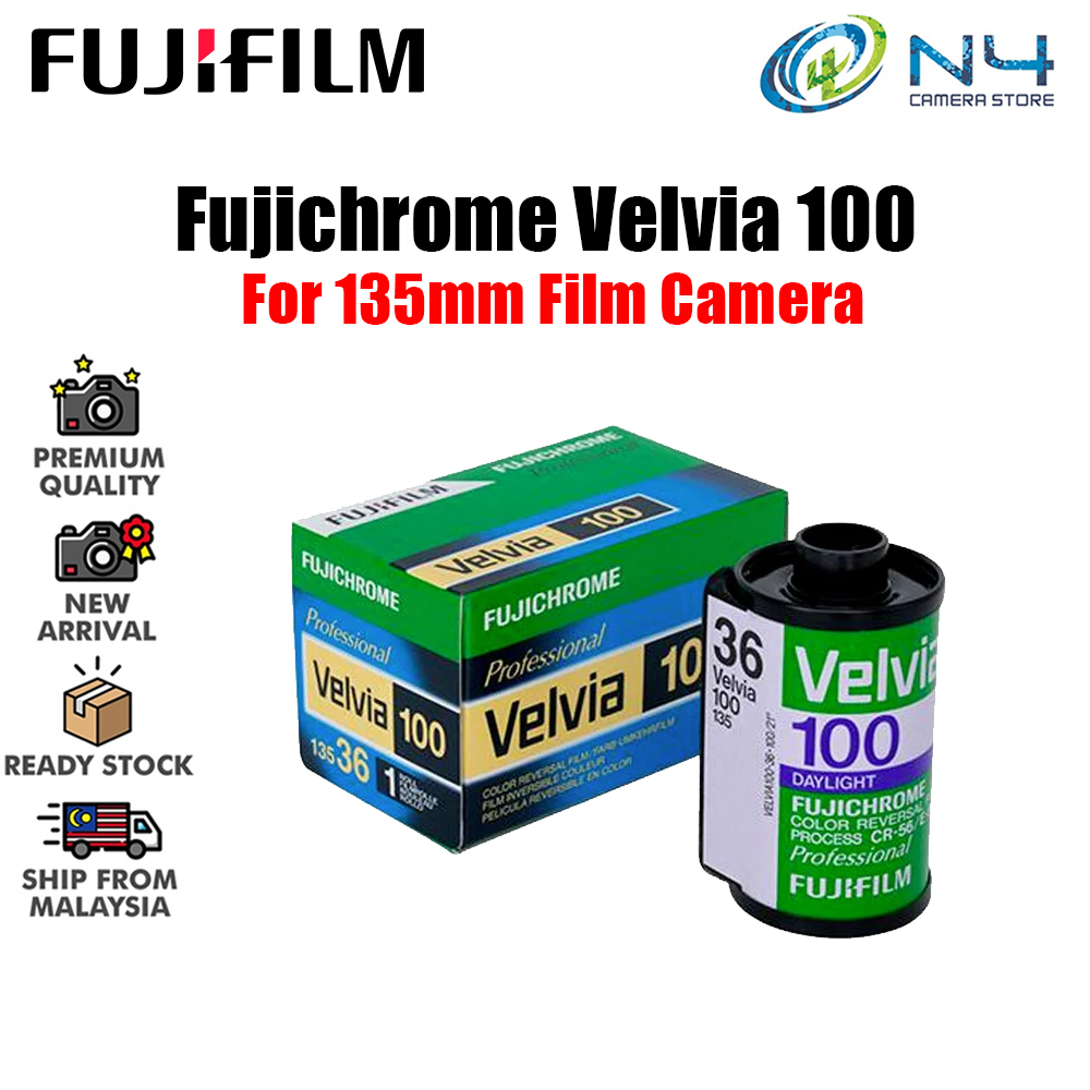 Fujiflim FUJICHROME Velvia 100 36exp 35mm Reversal Film Single Roll (Exp date: 07/2024) | Shopee ...
