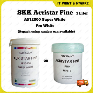 [1 Liter] SKK Acristar Fine Pro White & AF12000 Super White Emulsion ...