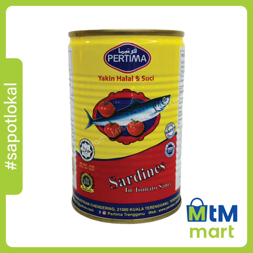 Pertima Sardines in Tomato Sauce (425g) | Shopee Malaysia