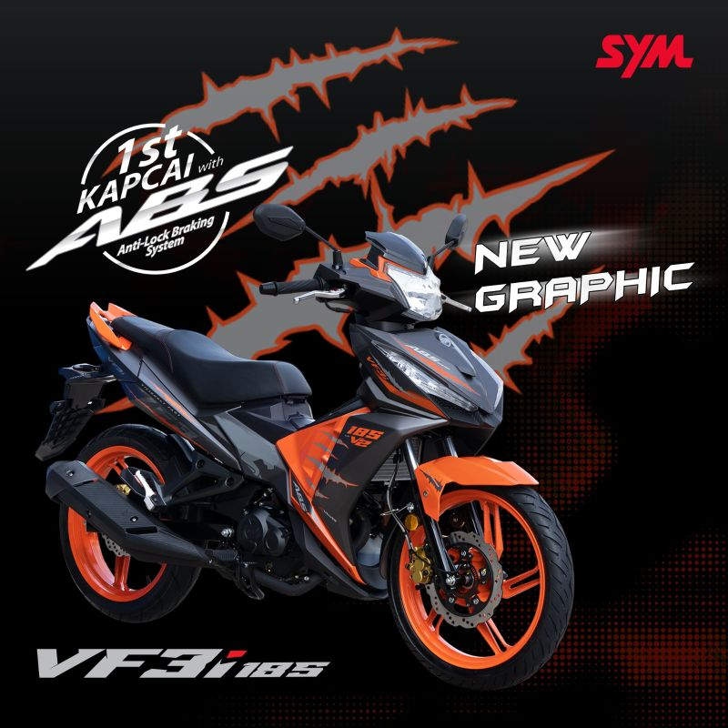 NEW SYM VF3I 185 V2 LE 185CC | Shopee Malaysia