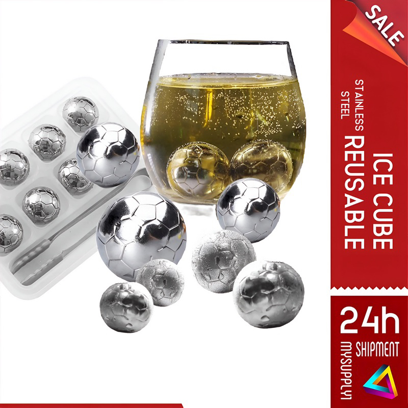 Ice Cube-Reusable Ice Cube Stainless Steel Quick Frozen Ice Cubes Cool ...