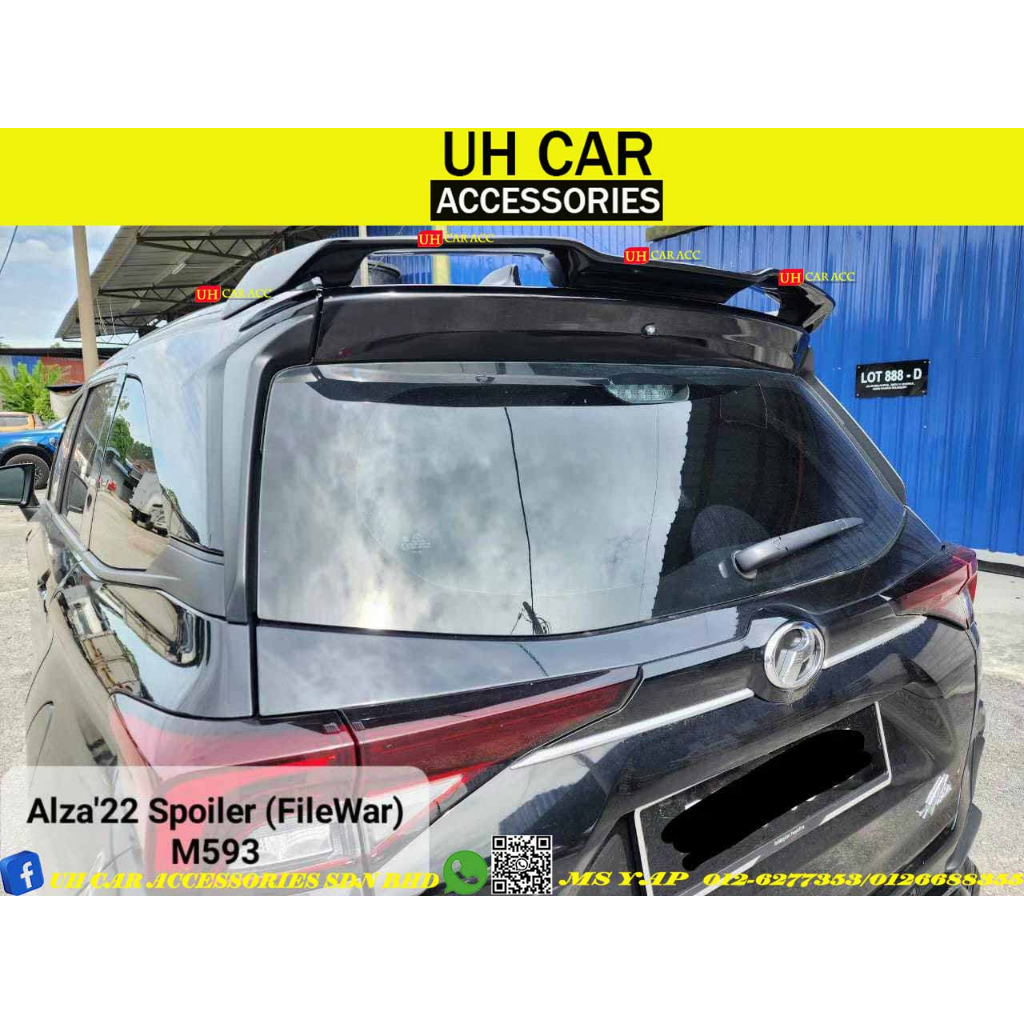 PERODUA ALZA 2022 2023 FILEWARE BODYKIT SPOILER WITH PAINT | Shopee ...