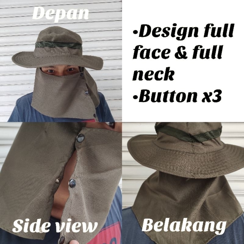 🔥 READY STOCK 🔥 Topi Fisherman Dewasa Bucket Hat Topi Pancing Ikan ...