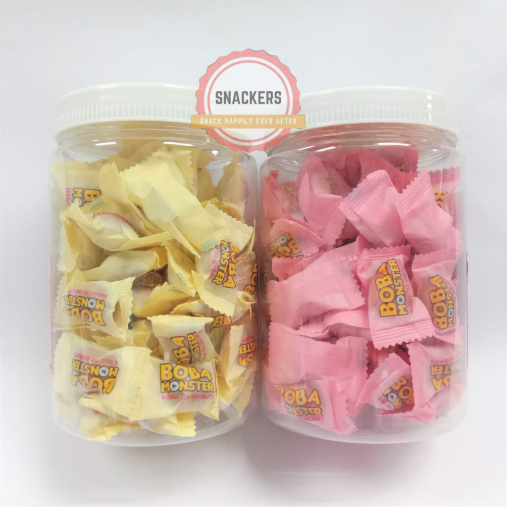 💥Ready Stock💥 (HALAL) Alessio Boba Monster Milk Tea / Strawberry Yogurt ...