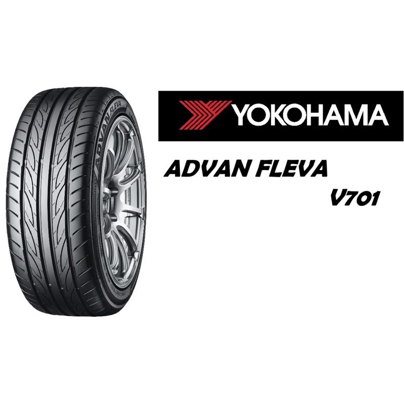 Yokohama Advan Fleva V701 tyre tayar | Shopee Malaysia
