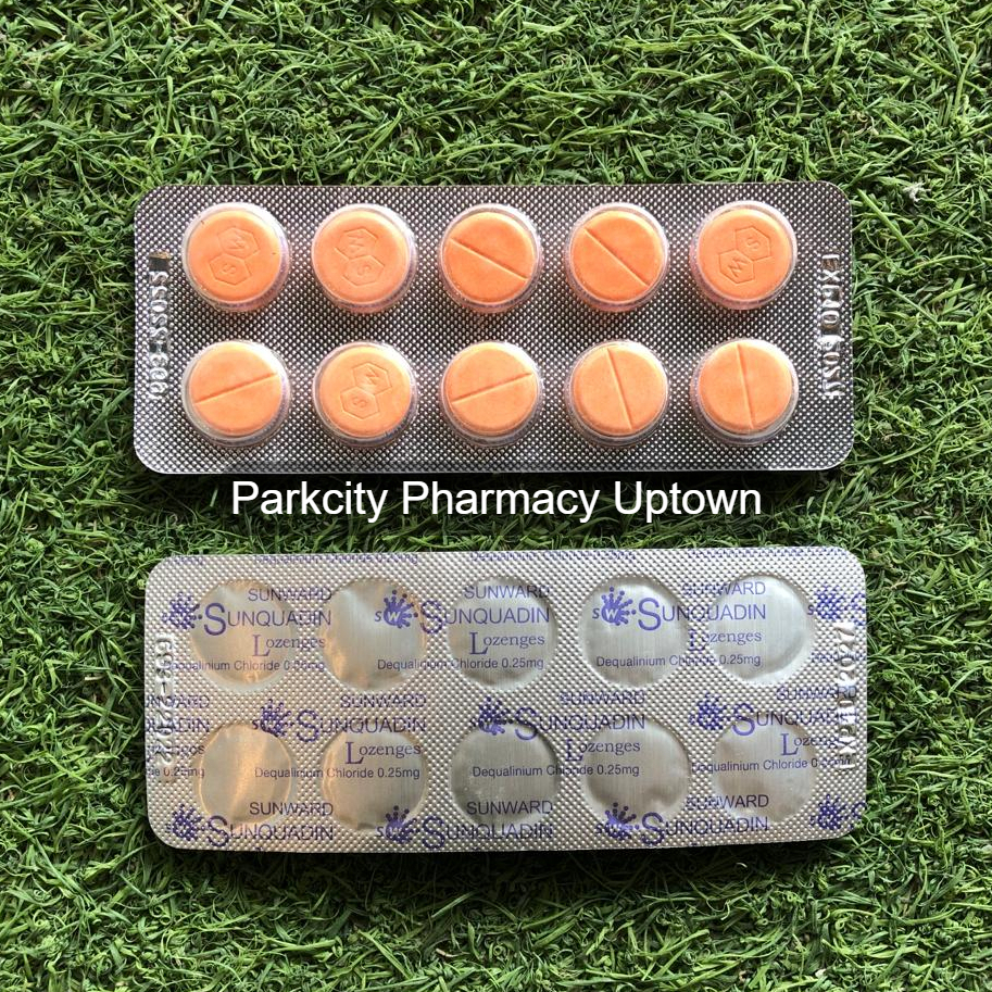 Sunquadin Lozenges 10s 1 Strip | Shopee Malaysia