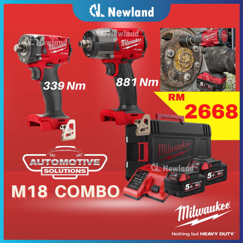 Milwaukee Automotive Combo / Milwaukee Impact Wrench / M18 FMTIW2F12 ...