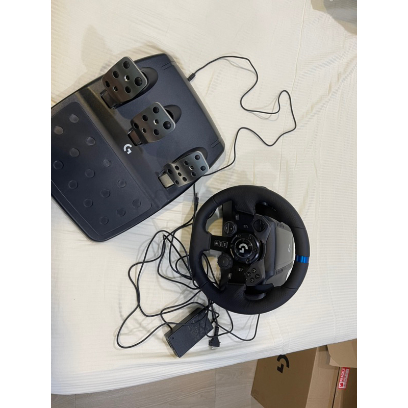 [Used] Logitech G923 Trueforce Racing Wheel + Pedal for Pc / Consoles ...