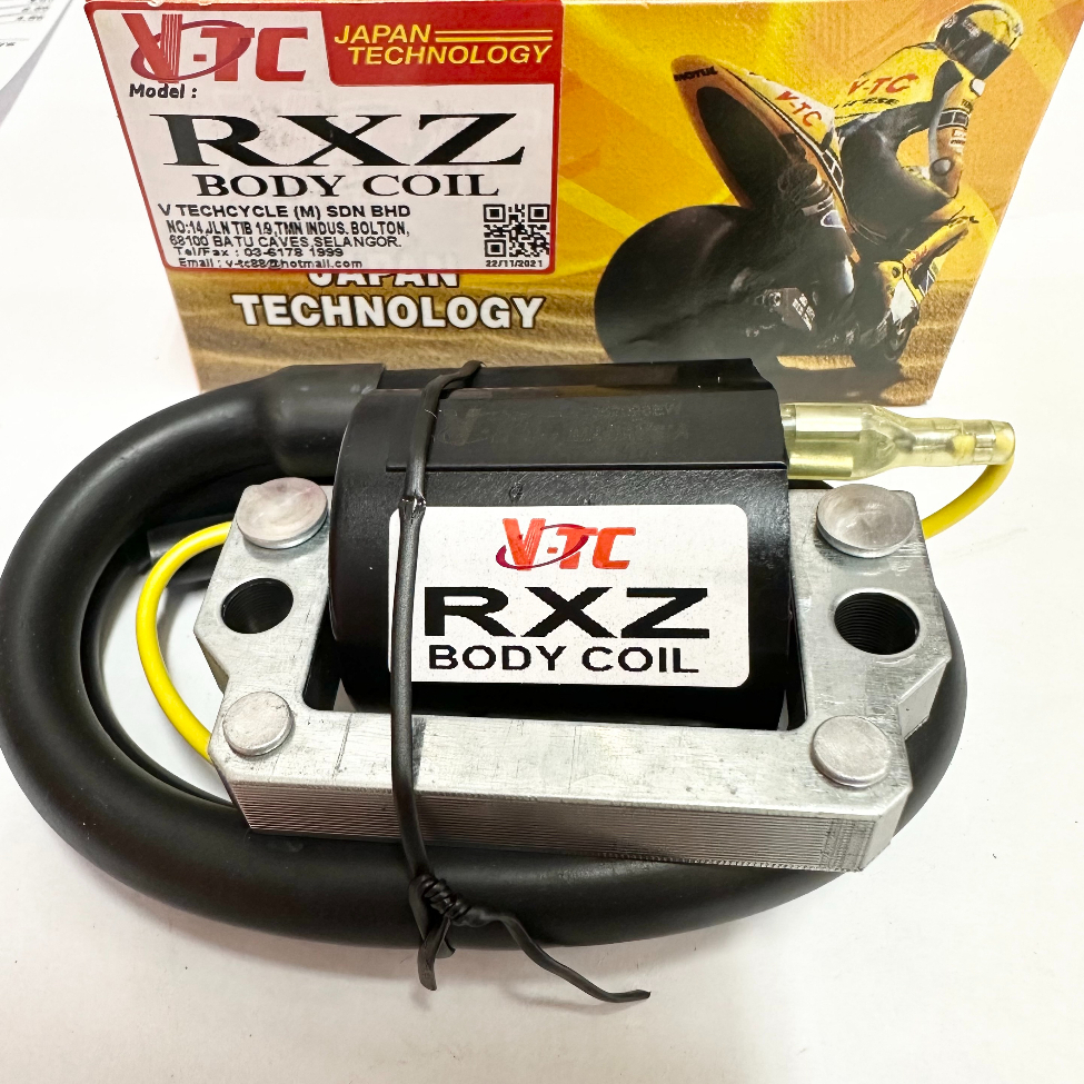 YAMAHA RXZ135 RXZ PLUG COIL IGNITION COIL BODY COIL VTC | Shopee Malaysia