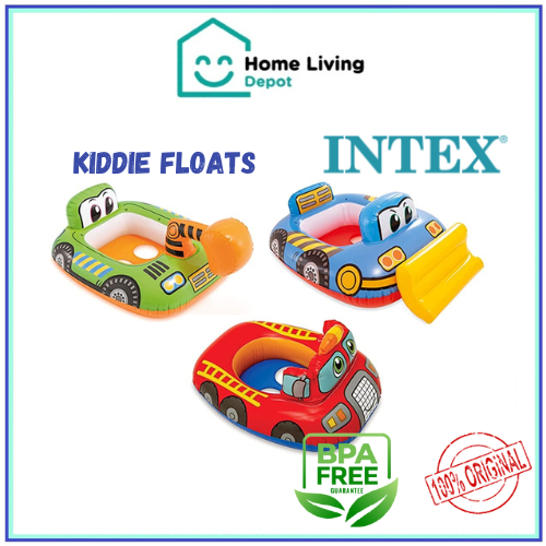 INTEX 59586 KIDDIE FLOATS Children's cartoon baby seat swimming float ...