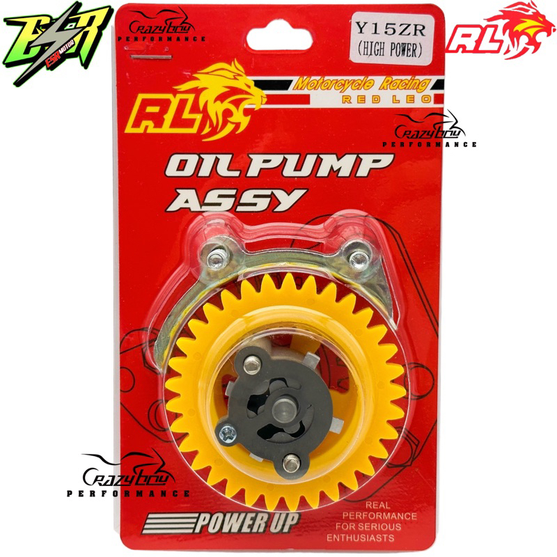 RED LEO 100% ORIGINAL SUPER PRO RACING OIL PUMP Y15ZR V1 V2 Y16ZR LC135 WAVE 125 W125 RACING ...