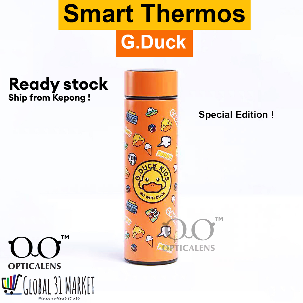 G.duck G duck Smart Thermos LED Display , Cup Spray 500ml ( Orange ...