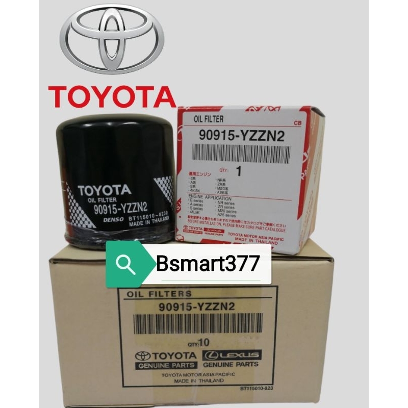 Toyota engine oil filter 90915-yzzn2 oil filter small vios/altis/wish ...