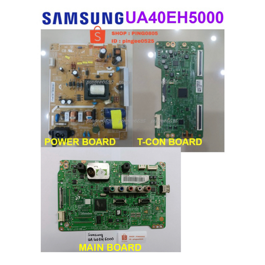 SAMSUNG LED TV UA40EH5000 40EH5000 Power Board PD40VF_CDY BN44-00496B T-Con Board BN41-01797A ...