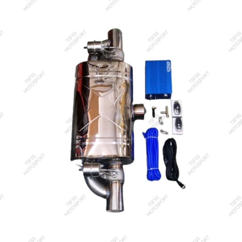 Valvetronic Car Muffler Exhaust Pipe T-Box T-Muffler On Off Valve ...