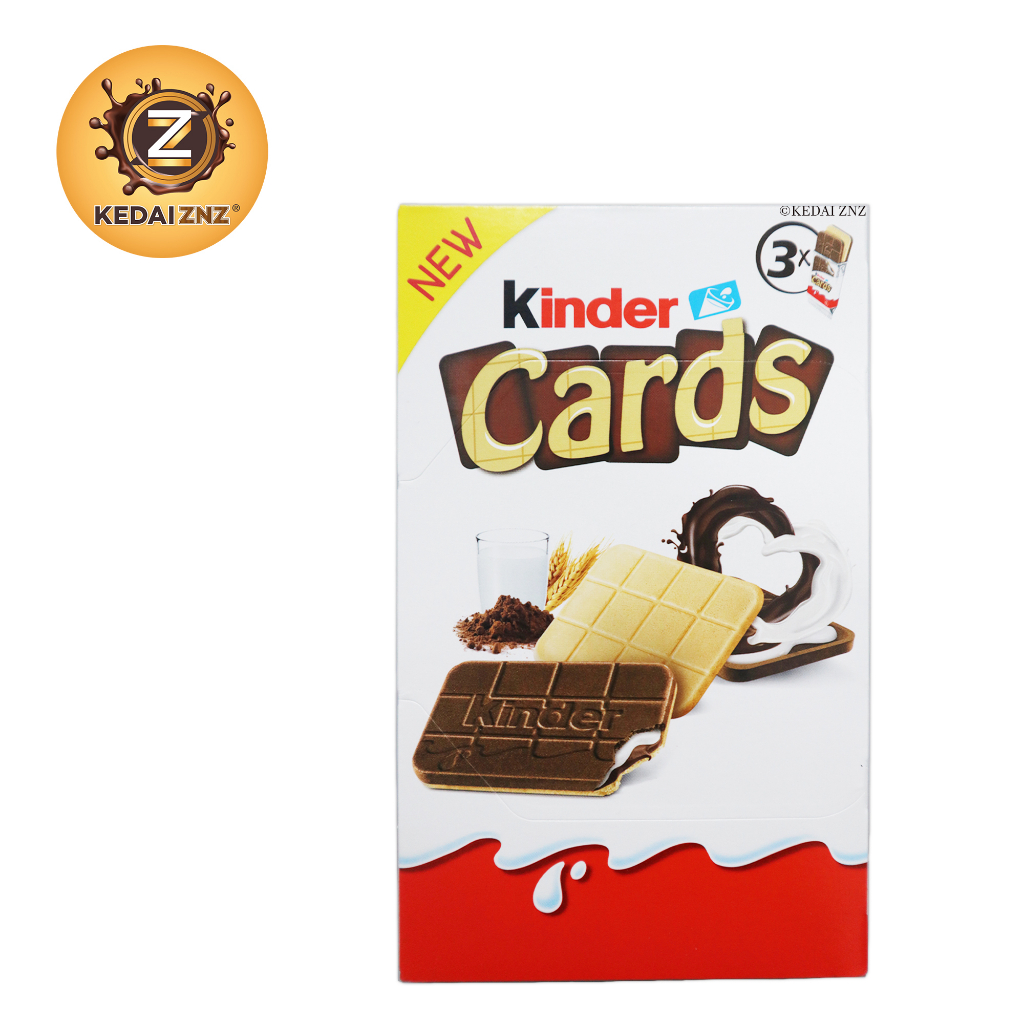 Chocolate FERRERO Kinder Cards (6 Pieces) Box 76.8g Coklat | Shopee ...