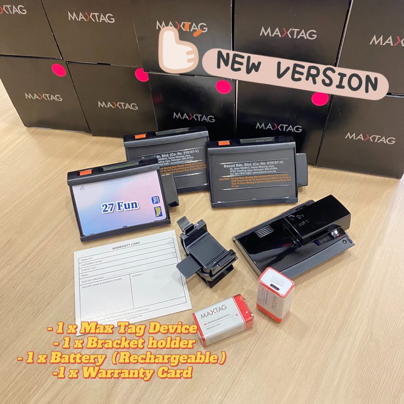 Maxtag Touch N Go with New Version | Shopee Malaysia
