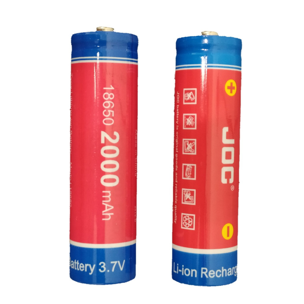ORIGINAL BATERI RADIO JOC BATTERY (18650 BUTTON TYPE) 2000MAH | Shopee ...
