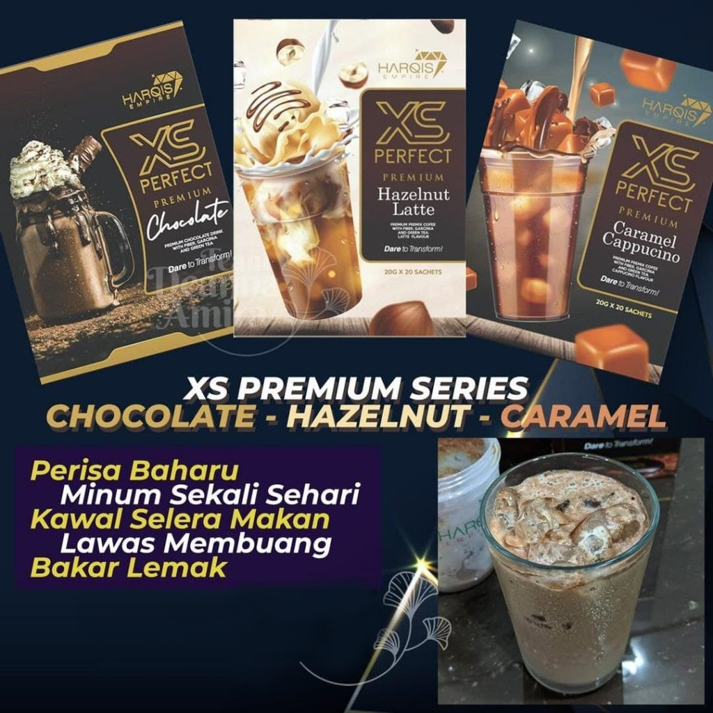 Xs Perfect Premium Set 🔥 Caramel Cappucino 🔥 Hazelnut Latte 🔥 Chocolate ...