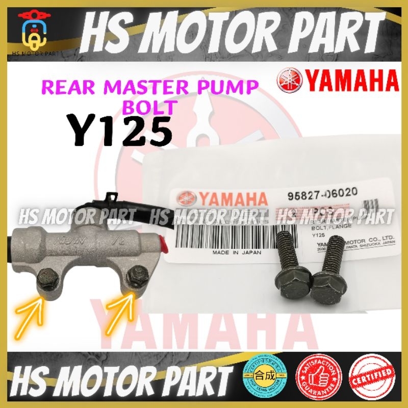 HSMOTORPART Y125 Master Pump Screw,Y125 Rear Pump Tengah Screw Set ...