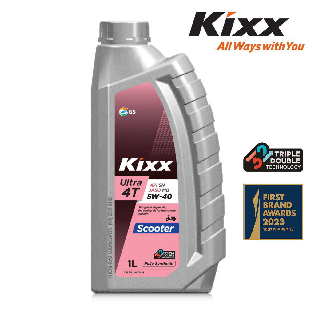 KIXX Ultra 4T SCOOTER SN/MB 5W-40 Fully Synthetic (1L) | Shopee Malaysia