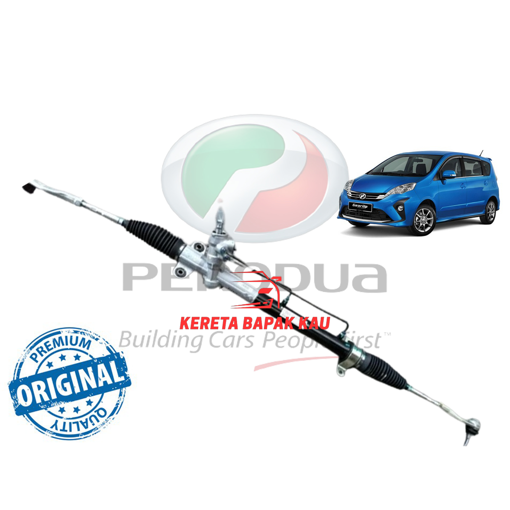 Original Perodua Alza steering rack (New) with tie rod end | Shopee ...