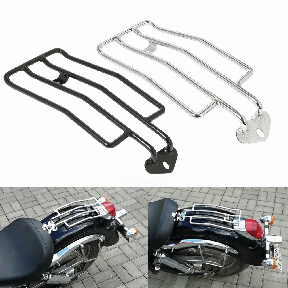 Motorcycle Solo Seat Rear Luggage Rack Keenso Fender Plated Support ...