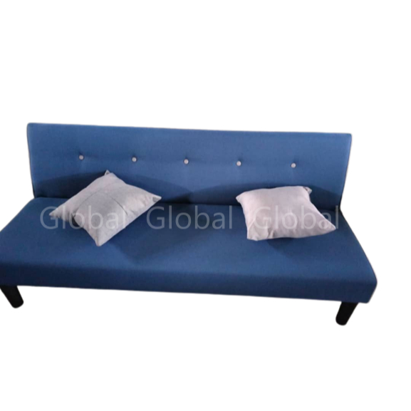 Fabric Sofa Kain / Velvet Sofa Baldu / PVC Sofa Kulit L Shape 3 Seater ...