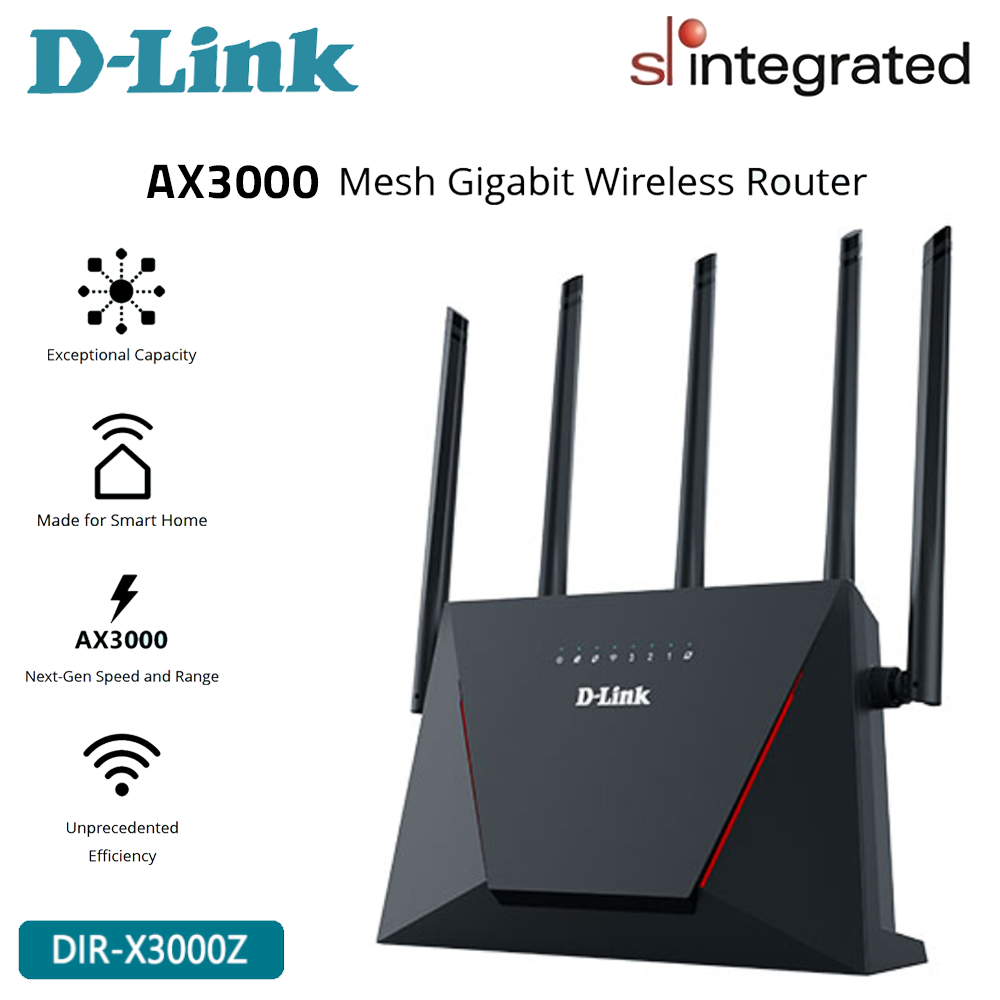 D-Link DIR-X3000Z AX3000 WiFi 6 Mesh Gigabit Wireless Router | Shopee ... D-Link DIR-X3000Z AX3000 WiFi 6 Mesh Gigabit Wireless Router | Shopee ...