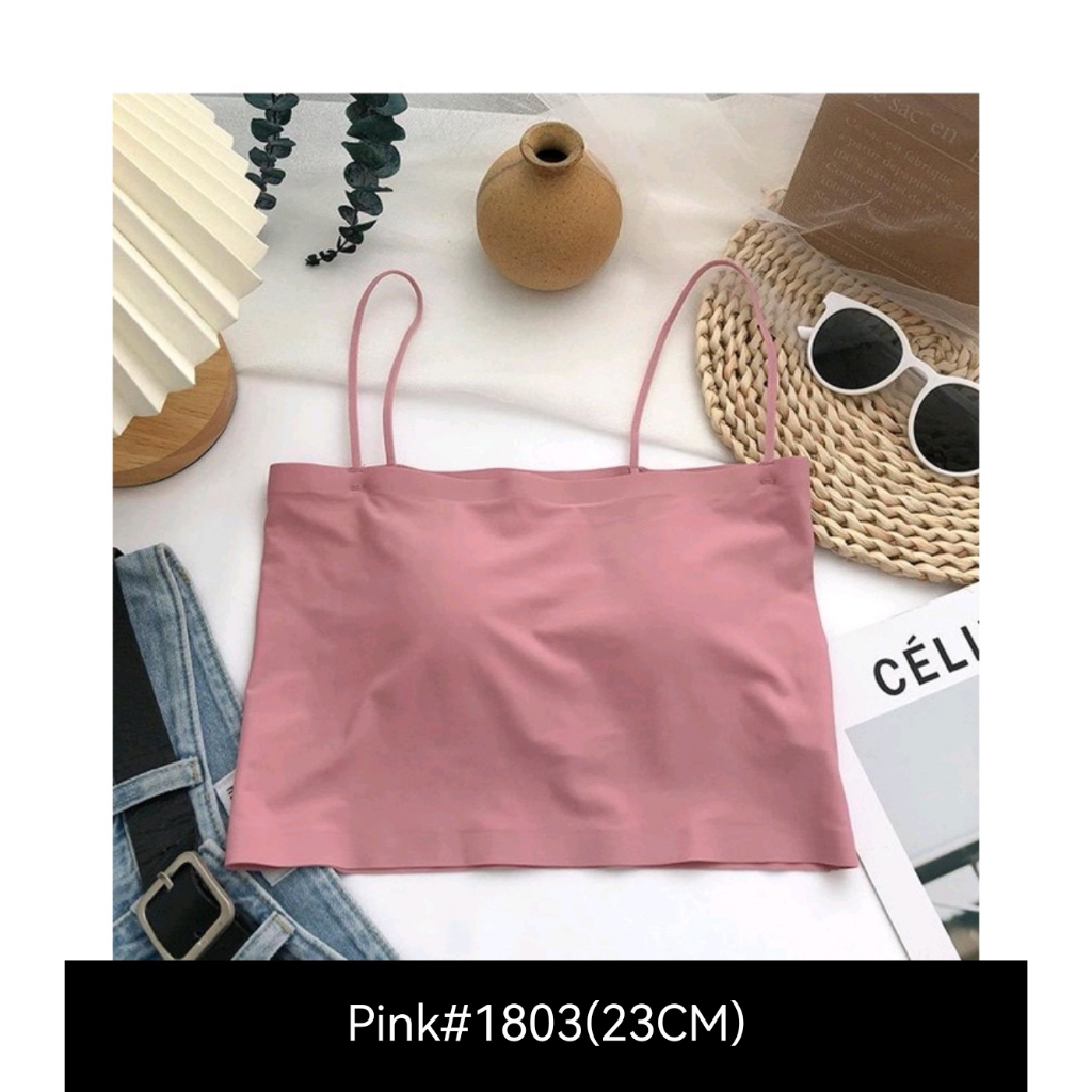 Ready Stock Malaysia Quality Women Stretchable Singlet With Padding ...