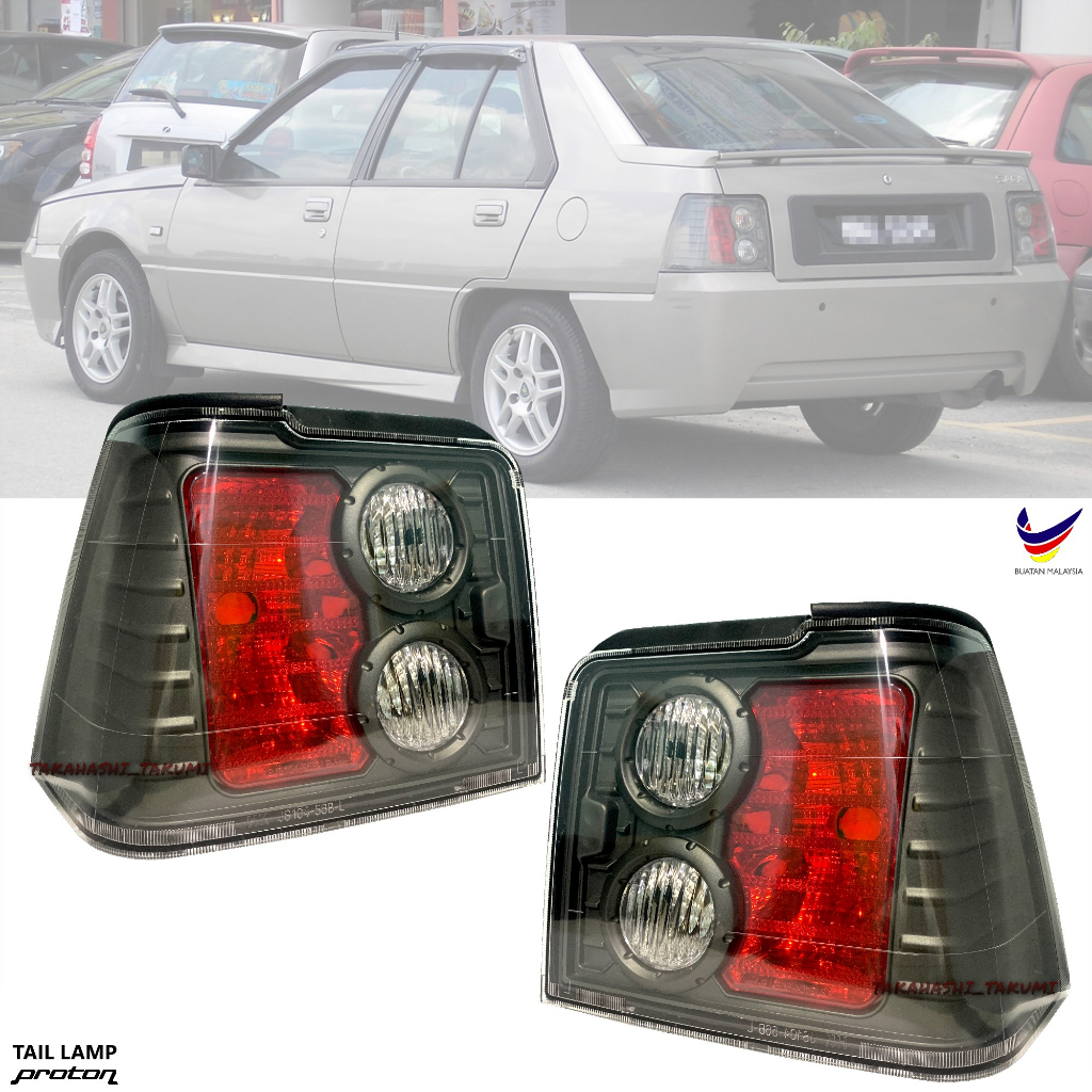 (SMOKE TYPE) Proton Saga Iswara LMST (2004) Rear Tail Lamp Lights Brake ...