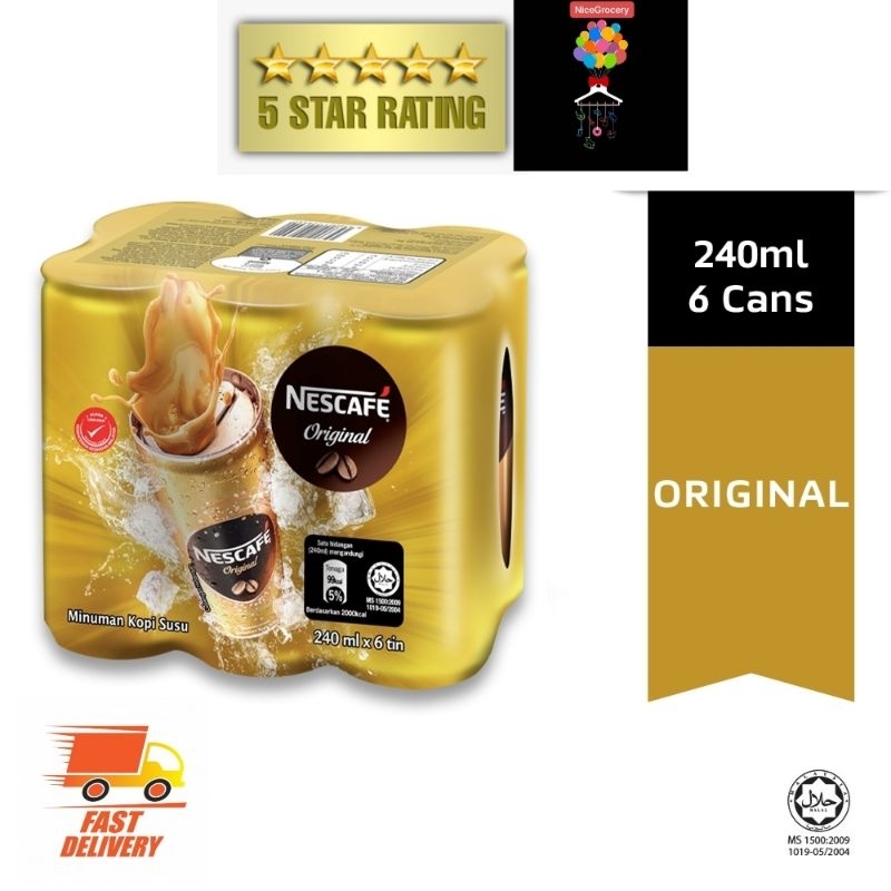 Nestle Nescafe Origina Air Tin (6/240ML) | Shopee Malaysia