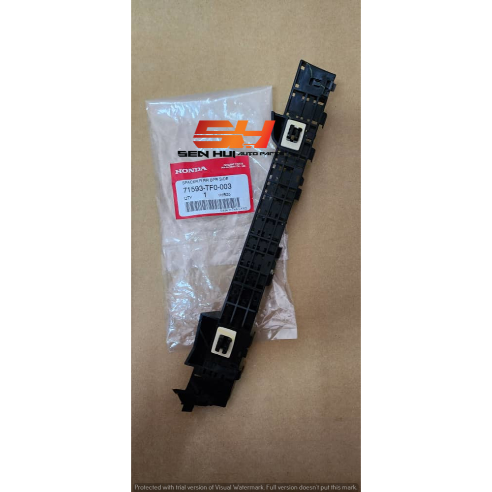 Honda JAZZ BRACKET Rear Bumper Right RH side 71593-TF0-003 Genuine ...