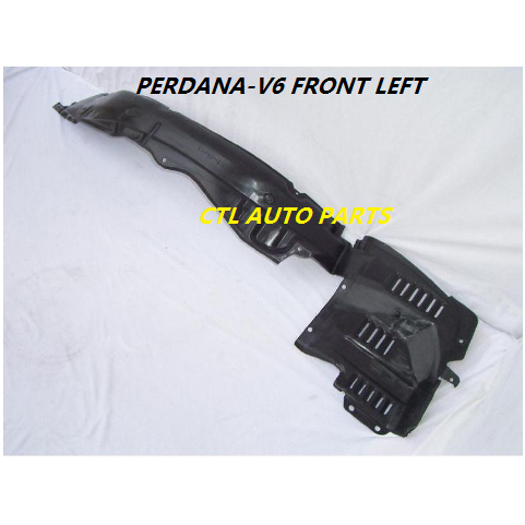 PROTON PERDANA-V6 FENDER PROTECTOR front left under cover daun pisang ...