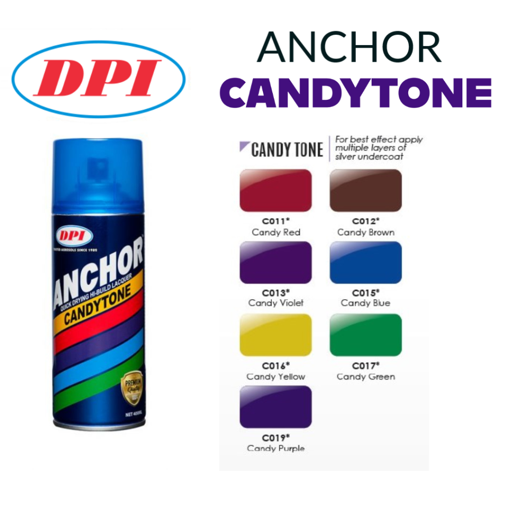 DPI ANCHOR SPRAY PAINT CANDYTONE 400ML SPECIAL COLOUR | Shopee Malaysia