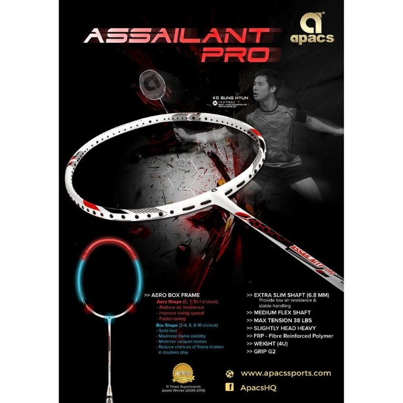 APACS PRO COMMANDER & ASSAILANT PRO (free string installation & postage ...