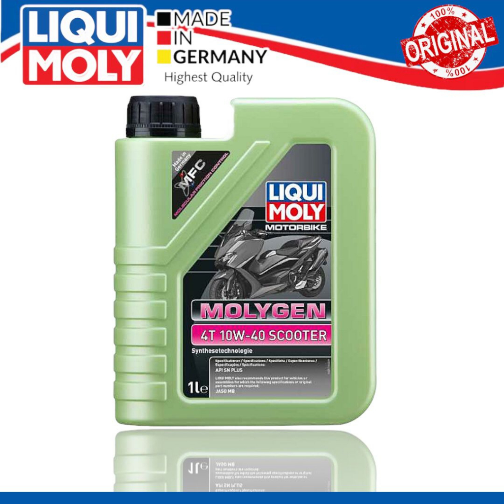 100% ORIGINAL LIQUI MOLY ENGINE OIL SYNTHETIC SCOOTER/ MOTORBIKE 15W-50 ...