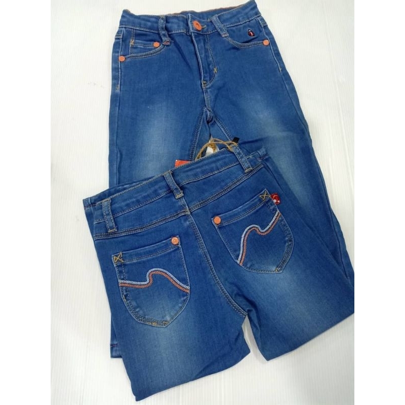 Ladybird jeans reject item for girls tag 1/2y & 2/3y shj | Shopee Malaysia