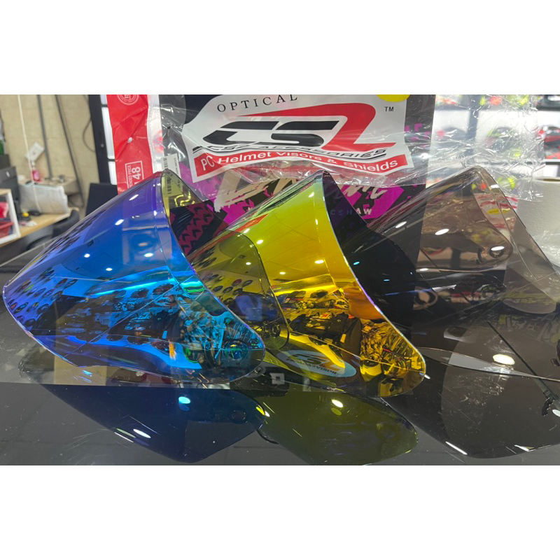 CS2 VISOR FOR VENOM HELLCAT CRYSTAL GOLD/ BLUE /SMOKE (SIANG MALAM ...