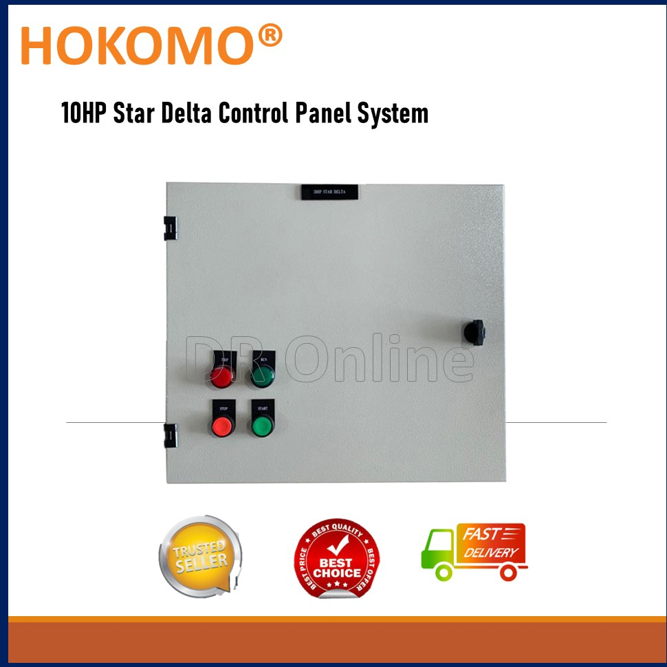 10HP Star Delta Control Panel System Brand Shihlin & LS Brand | Shopee ...