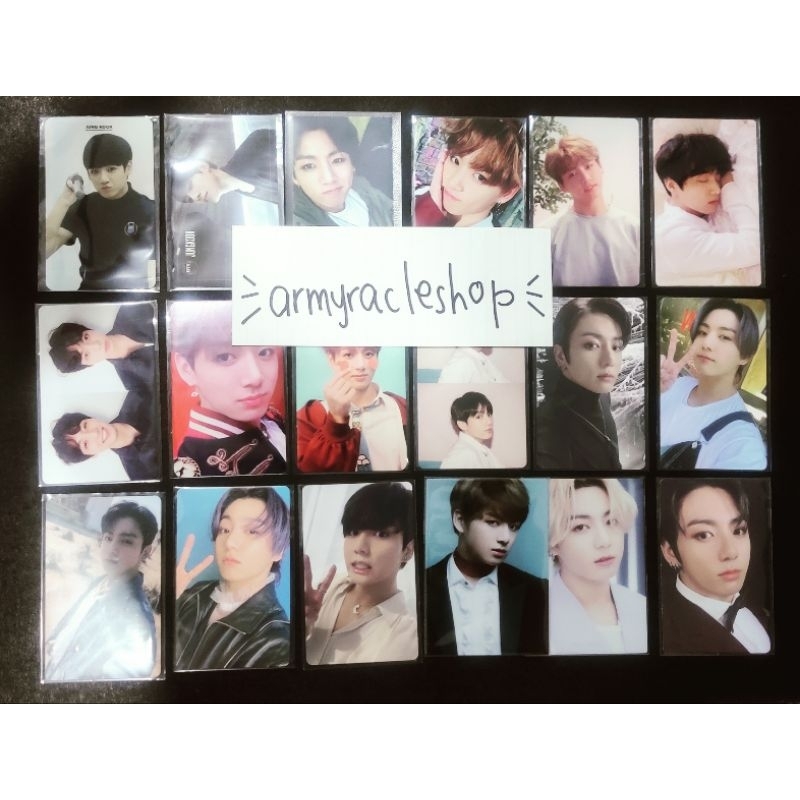 BTS JUNGKOOK JK OFFICIAL PHOTOCARD PC ALBUM RARE DVD LD | Shopee Malaysia