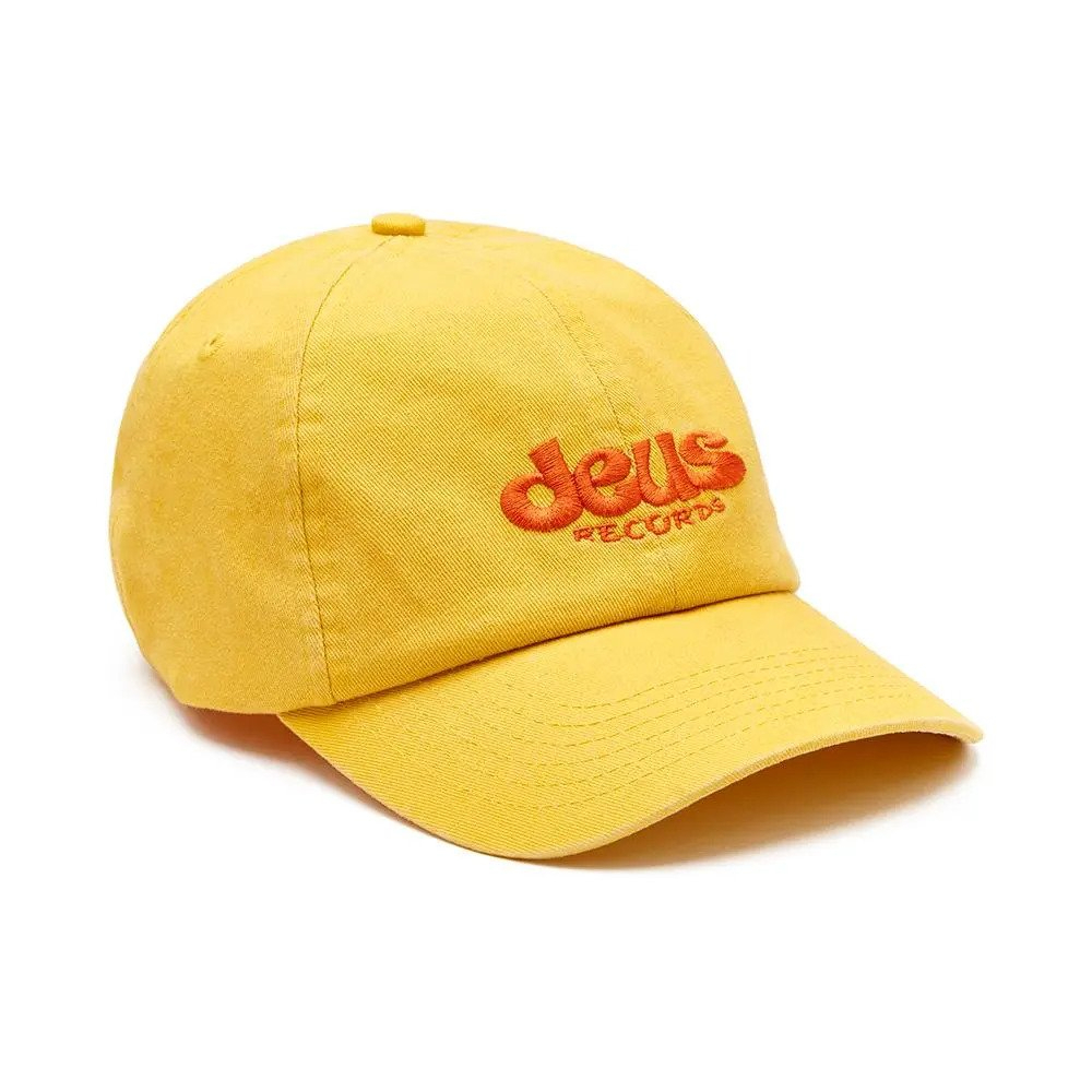 Deus Records Smile Cap ( Bright Yellow ) | Shopee Malaysia