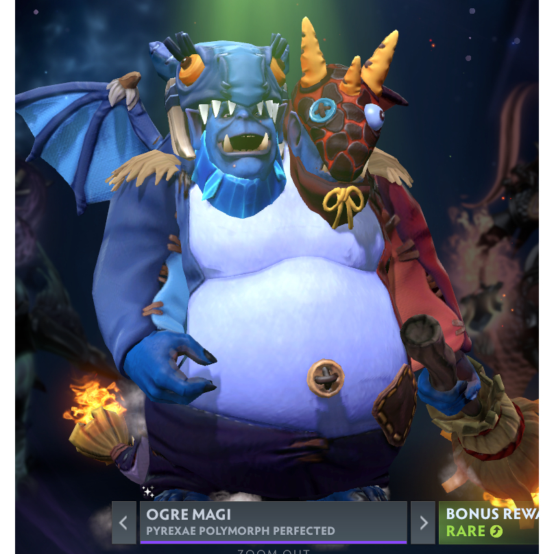 OM Ogre Magi Collector Cache - Pyrexae Polymorph Perfected [30 days Friend] Dota 2 Aghanim ...