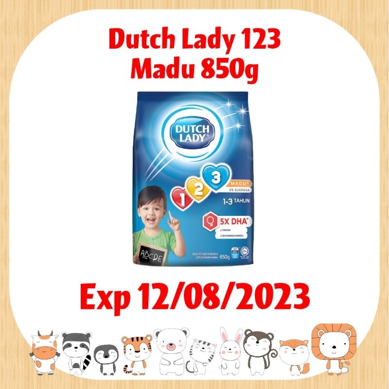 Dutch Lady 123/ 456/ 6+ Asli/ Chocolate/ Honey 850g | Shopee Malaysia