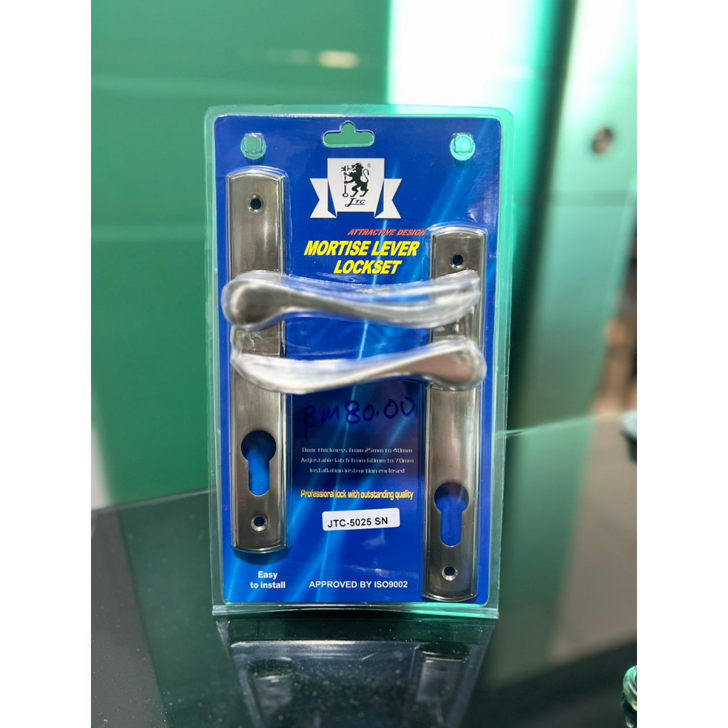 JTC ATTRACTIVE MORTISE LEVER LOCKSET (MODEL 5025 SN) / HEAVY DUTY LOCK ...