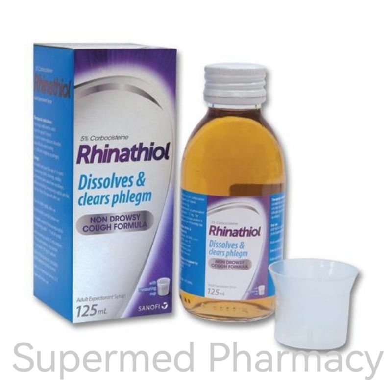 Rhinathiol Adult Syrup 125ml (Dissolve & Clear Phlegm) | Shopee Malaysia