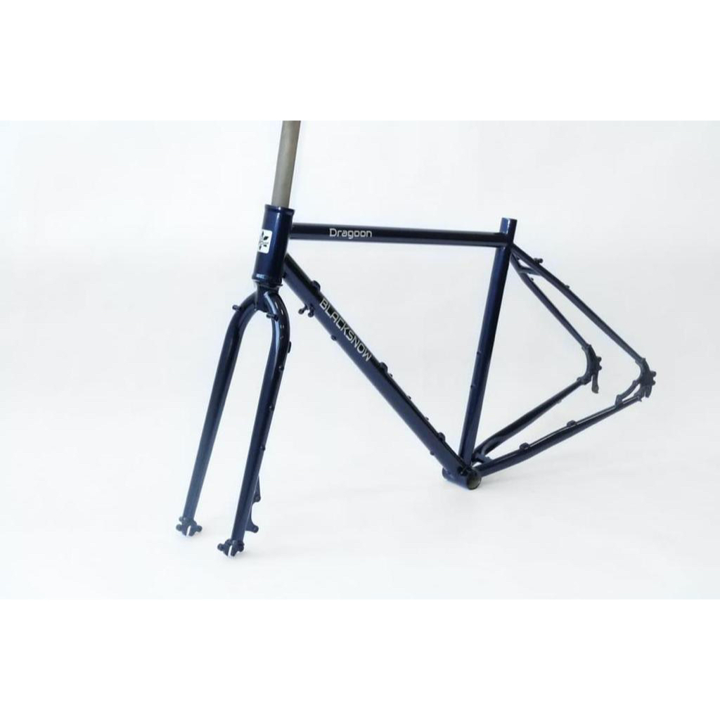 BLACK SNOW DRAGOON FRAMESET - GRAVEL BIKE - TOURING BIKE | Shopee Malaysia