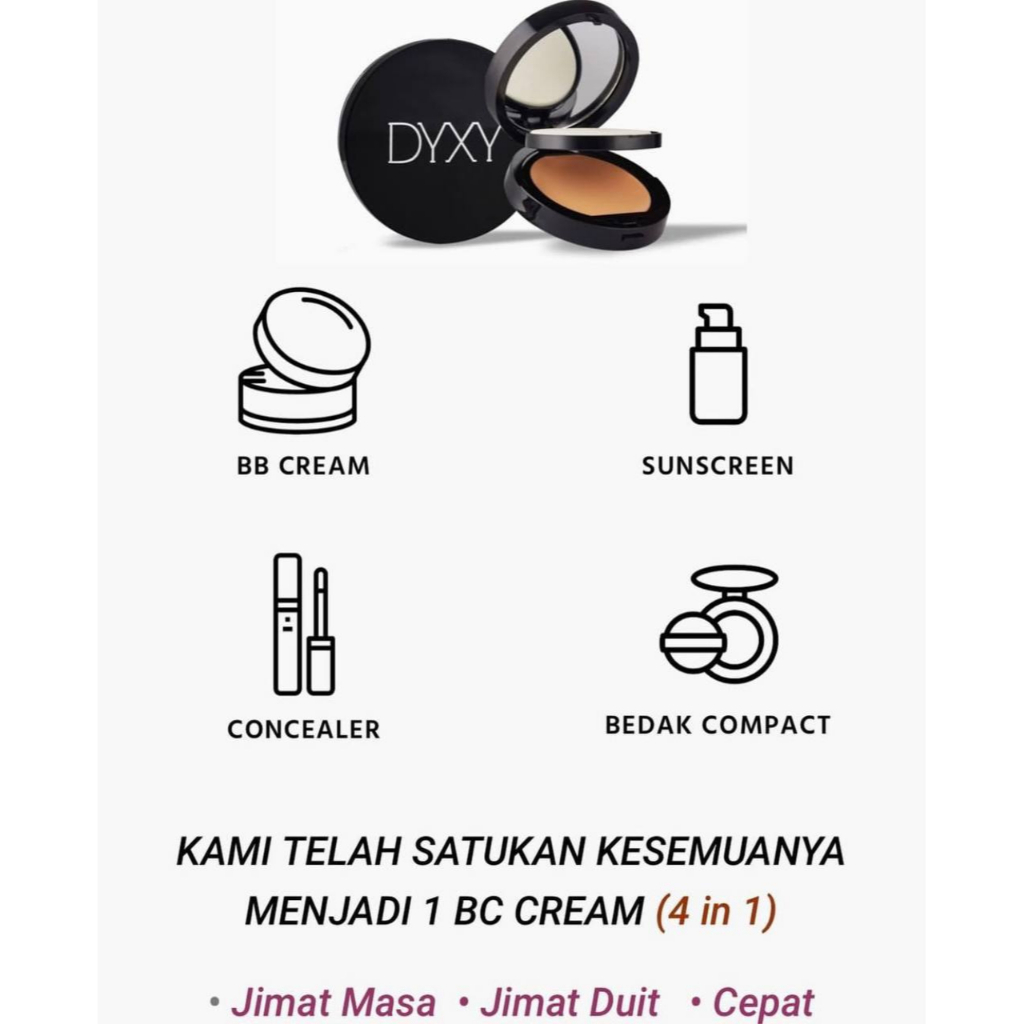 Original DYXY BC Cream Natural/ Beige | Shopee Malaysia